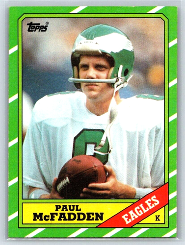 1986 NFL Topps Paul McFadden #274 Philadelphia Eagles 86-TFBC | eBay