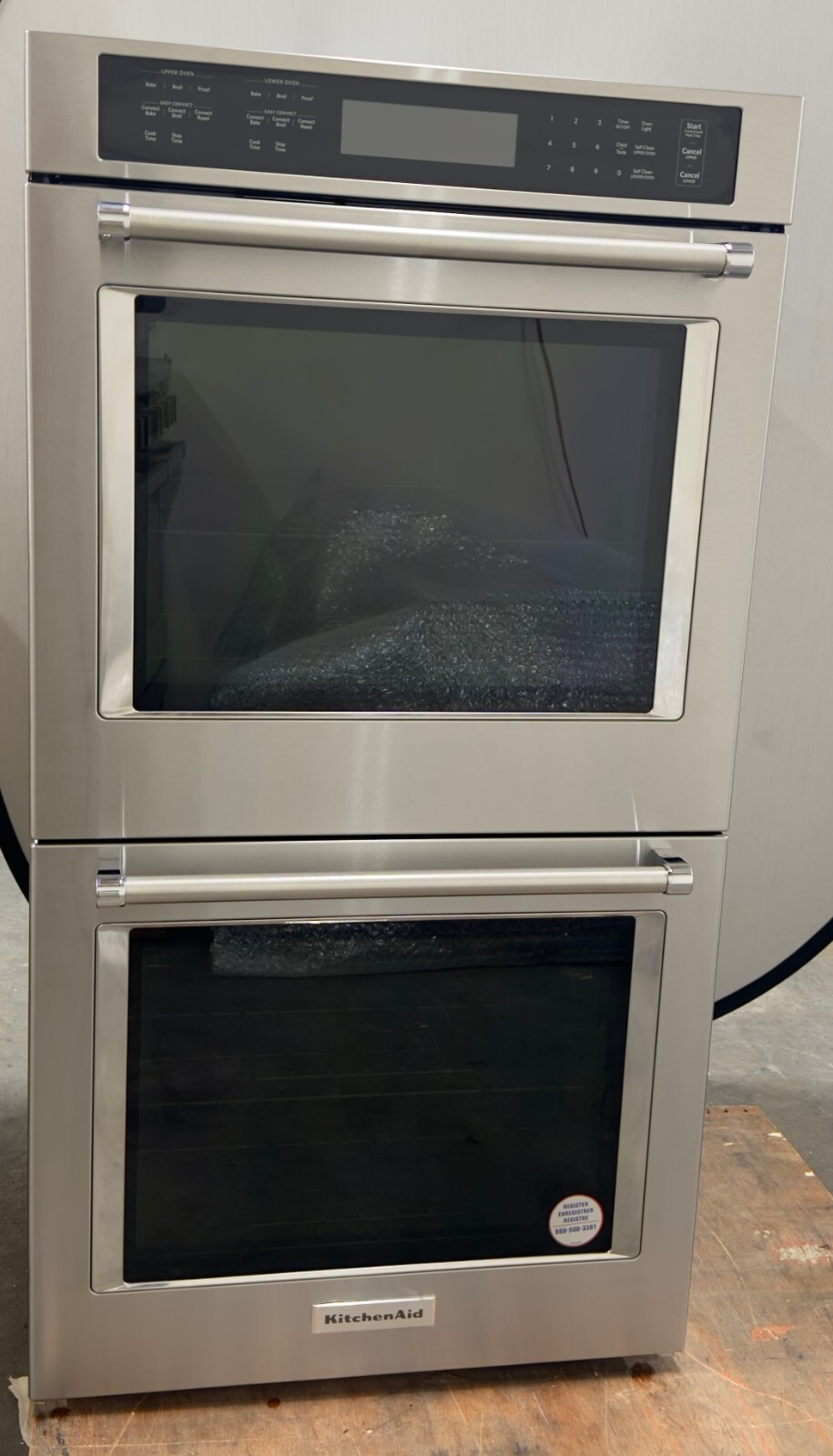 KitchenAid KODE507ESS 27 Inch Double Convection Electric Wall Oven ...