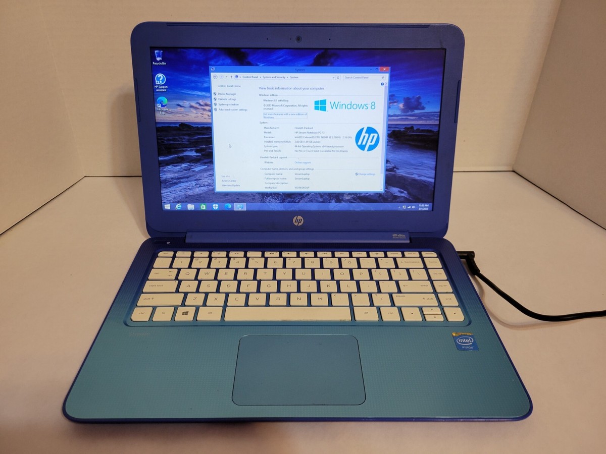 Hp Laptops Windows 8 Blue