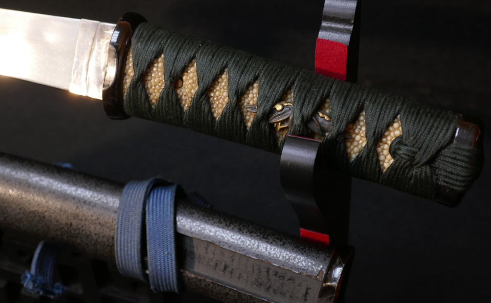 Rare Aikuchi 合口拵, Hirazukuri Sunnobi Wakizashi / Ō-Tanto Bishu Osafune ...