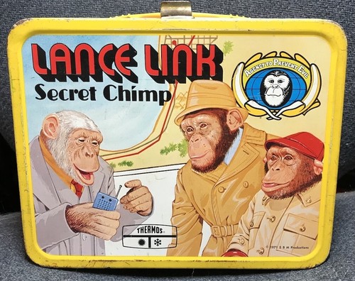 VINTAGE 1971 LANCE LINK SECRET CHIMP LUNCH BOX - NO THERMOS | eBay
