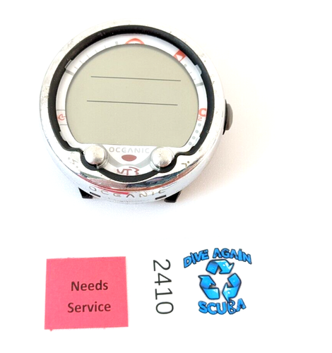 Oceanic VT3 Wrist Scuba Dive Computer Puck Module Wireless Hoseless As ...