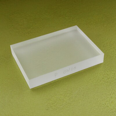 NEW ! 110x80x16,3 mm, optical screen BRICK glass SQUARENESS block matt ...