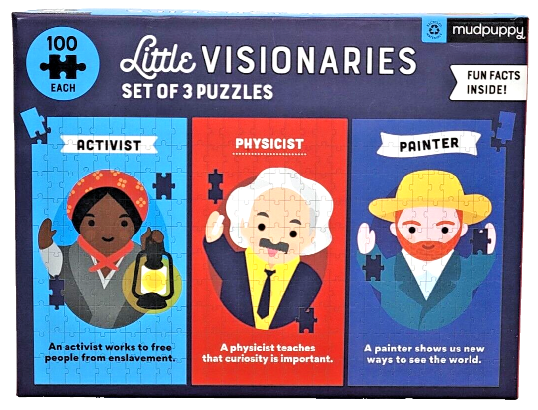 Mudpuppy Little Visionaries Kids' Puzzle Set - 3pk Opened Box Sealed ...