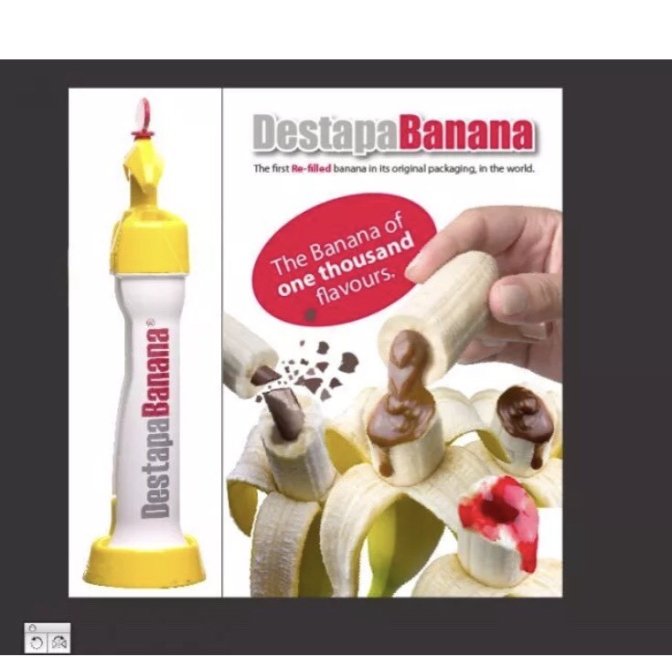 Destapa Banana Filler Corer Gadget Delicious Chocolate Banana Dessert ...