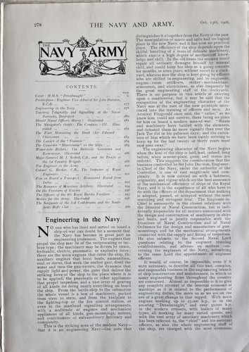 1906 MILITARY PRINT ARTICLE ENGINEERING IN THE NAVY | eBay