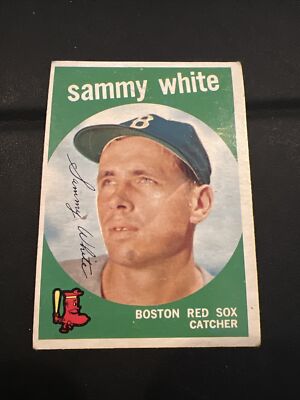 1959 Topps Baseball Card #486 Sammy White - Low To Mid Grade - G/VG! | eBay