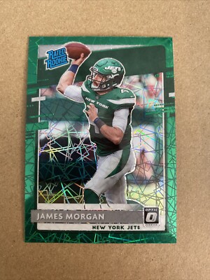 2020 Donruss Optic Rated Rookies Green Velocity Prizm James Morgan ...