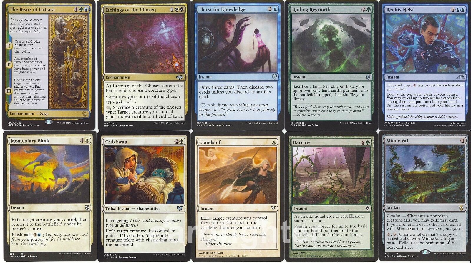 Scarecrow Tribal Commander EDH Deck - Reaper King - Shapeshifter ...