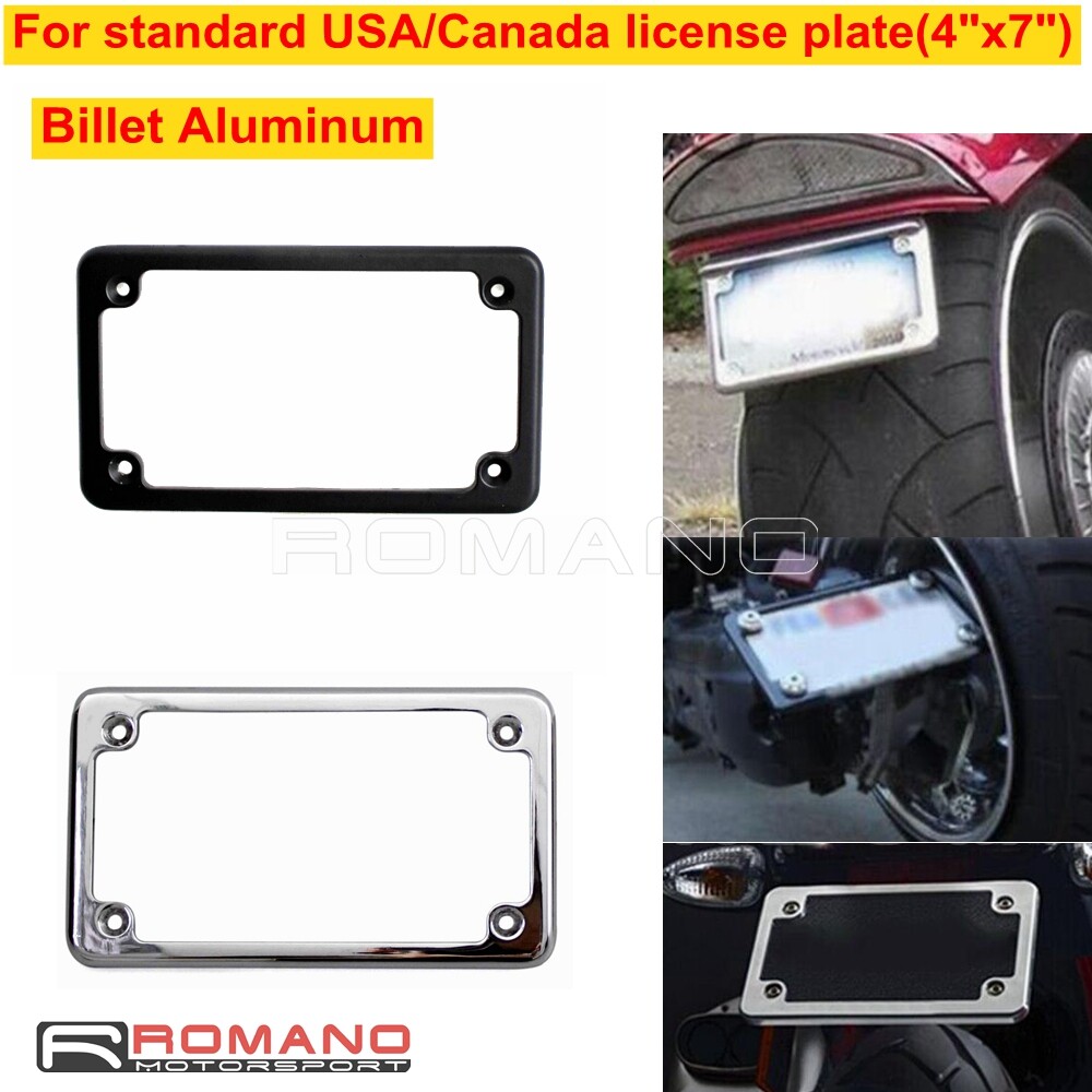 Mini Licence Plate Number Tag Frame Bracket Holder For Scooter Chopper ...