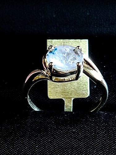 9 ct YELLOW GOLD 1.57 CT EXTREMELY RARE BRAZILIAN GILALITE RING SIZE S ...