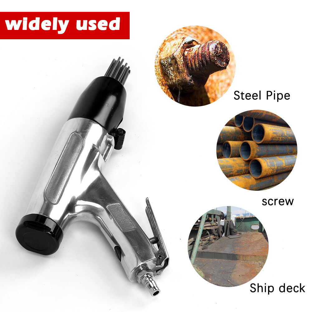 28Pin Needle Scaler Pneumatic Air Gun Chisel Tools Paint Rust Removal ...