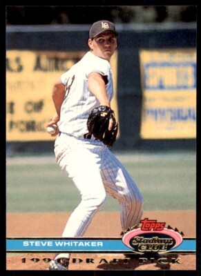 1991 Stadium Club Stadium Set Steve Whitaker Baseball Cards #194 | eBay