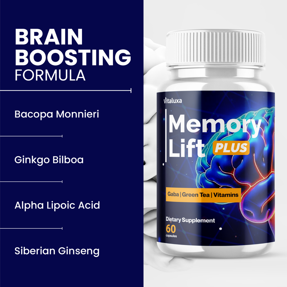 (5 Pack) Memory Lift Brain Maximum Support Supplement Formula (300 ...