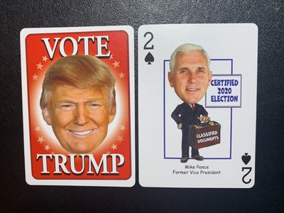 2024 VOTE TRUMP PLAYING CARD MIKE PENCE Certified 2020 Election VP | eBay