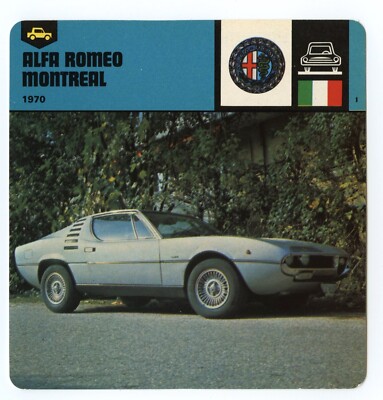 Alfa Romeo Montreal - GT / Production Car Edito Service SA Auto Rally ...