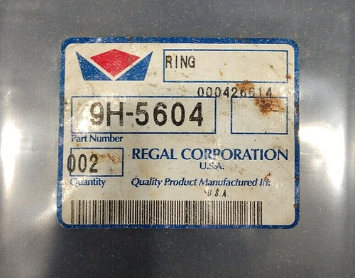 REGAL 9H5604 RETAINING RING FOR CAT ETC 9H-5604 | eBay