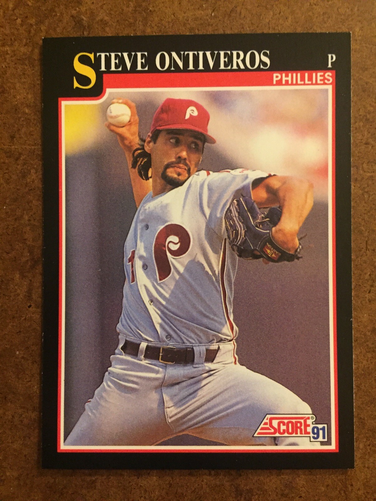 Steve Ontiveros 832 Score 1991 MLB Baseball Trading Card | eBay