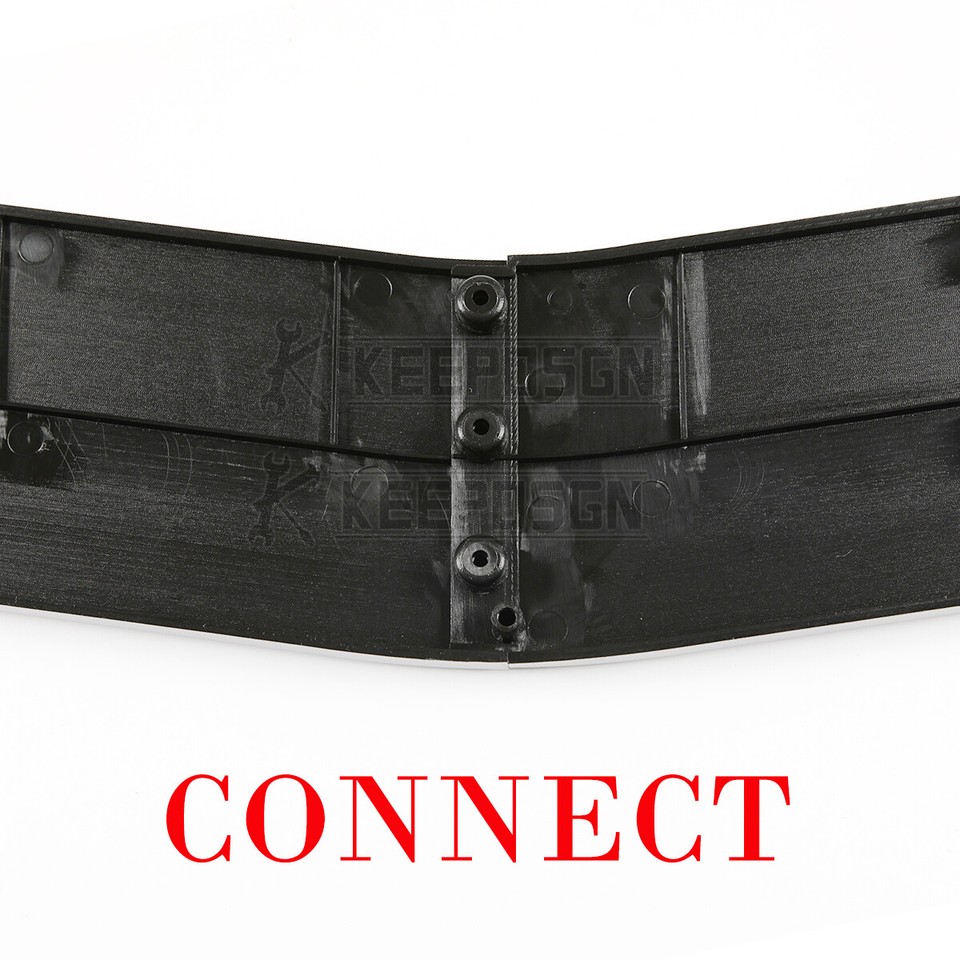 For VW Passat B6 Front Bumper Lip Splitter Sport Spoiler Chin Carbon ...