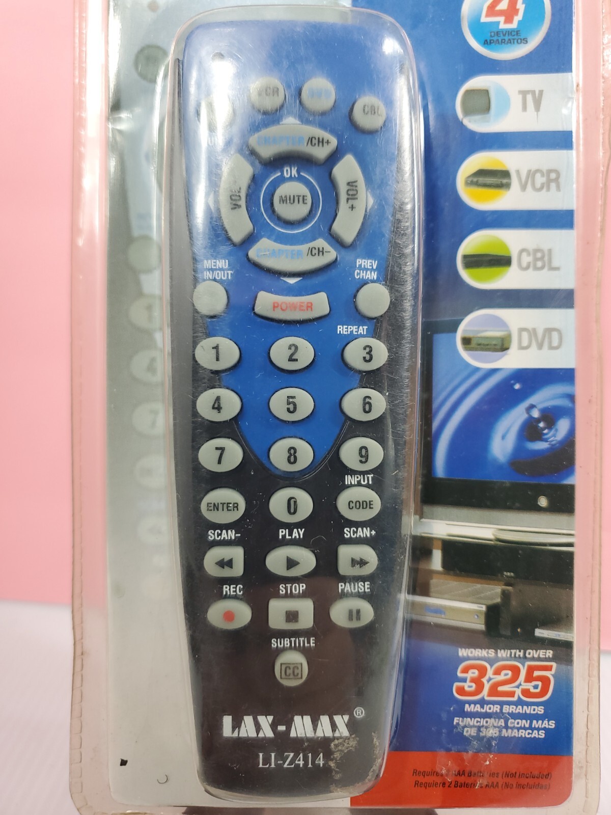 Lax-Max Li-z414 Universal Remote Control Fast for sale online | eBay