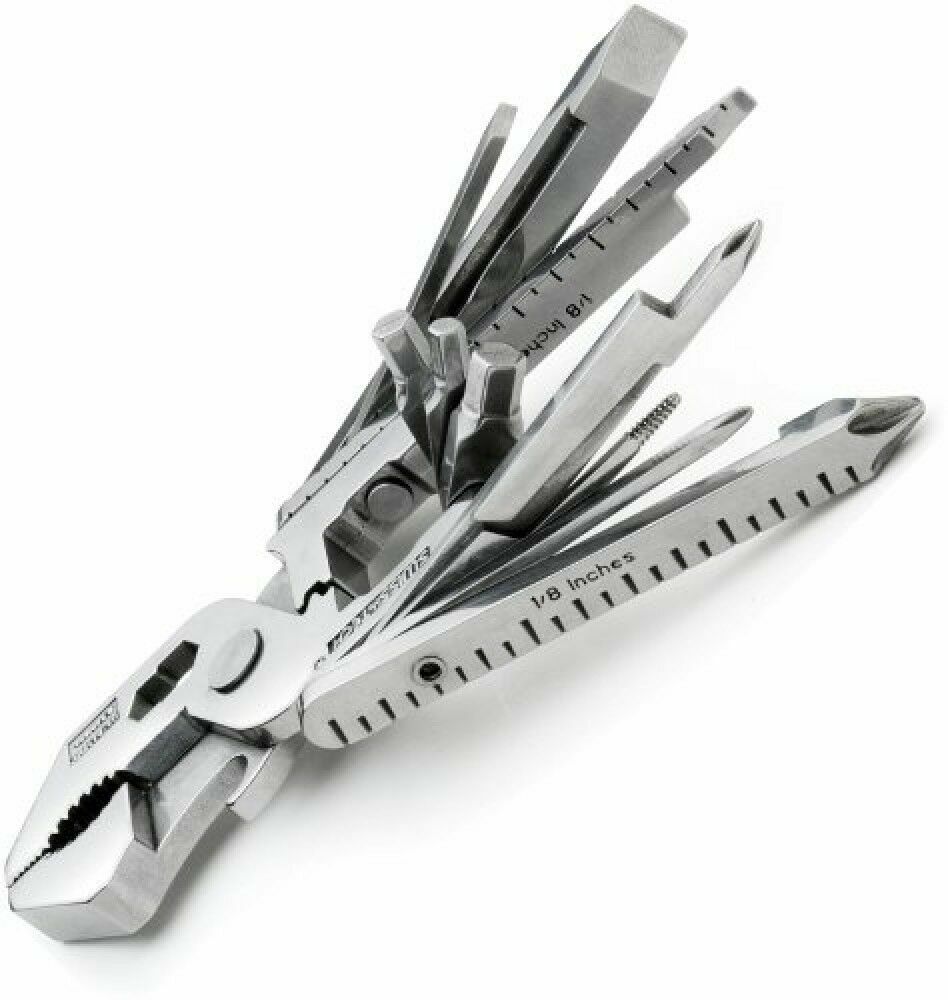 SWISSTECH ST53130 Micro Max Xtreme Polished SS 22-in-1 Pocket Multitool ...