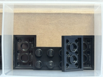 LEGO Parts - Black Plate 2 x 3 - No 3021 - QTY 5 | eBay