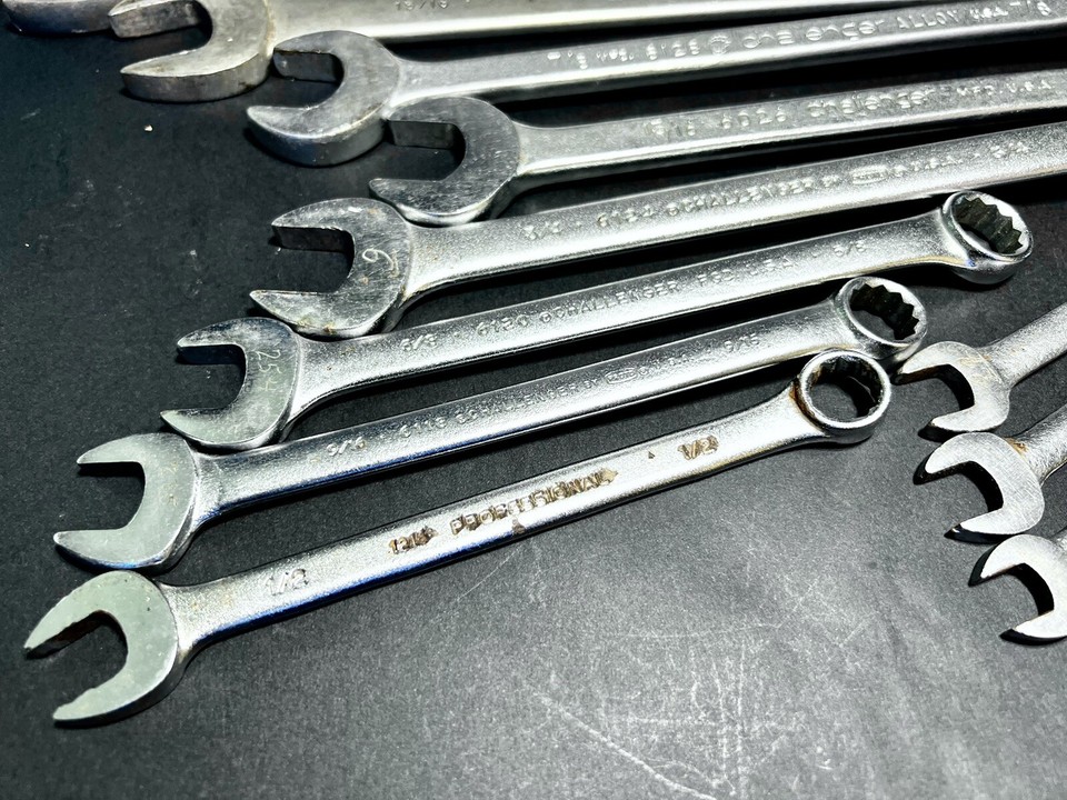Challenger Professional PROTO 12 Piece Set SAE Combination Wrench Set ...