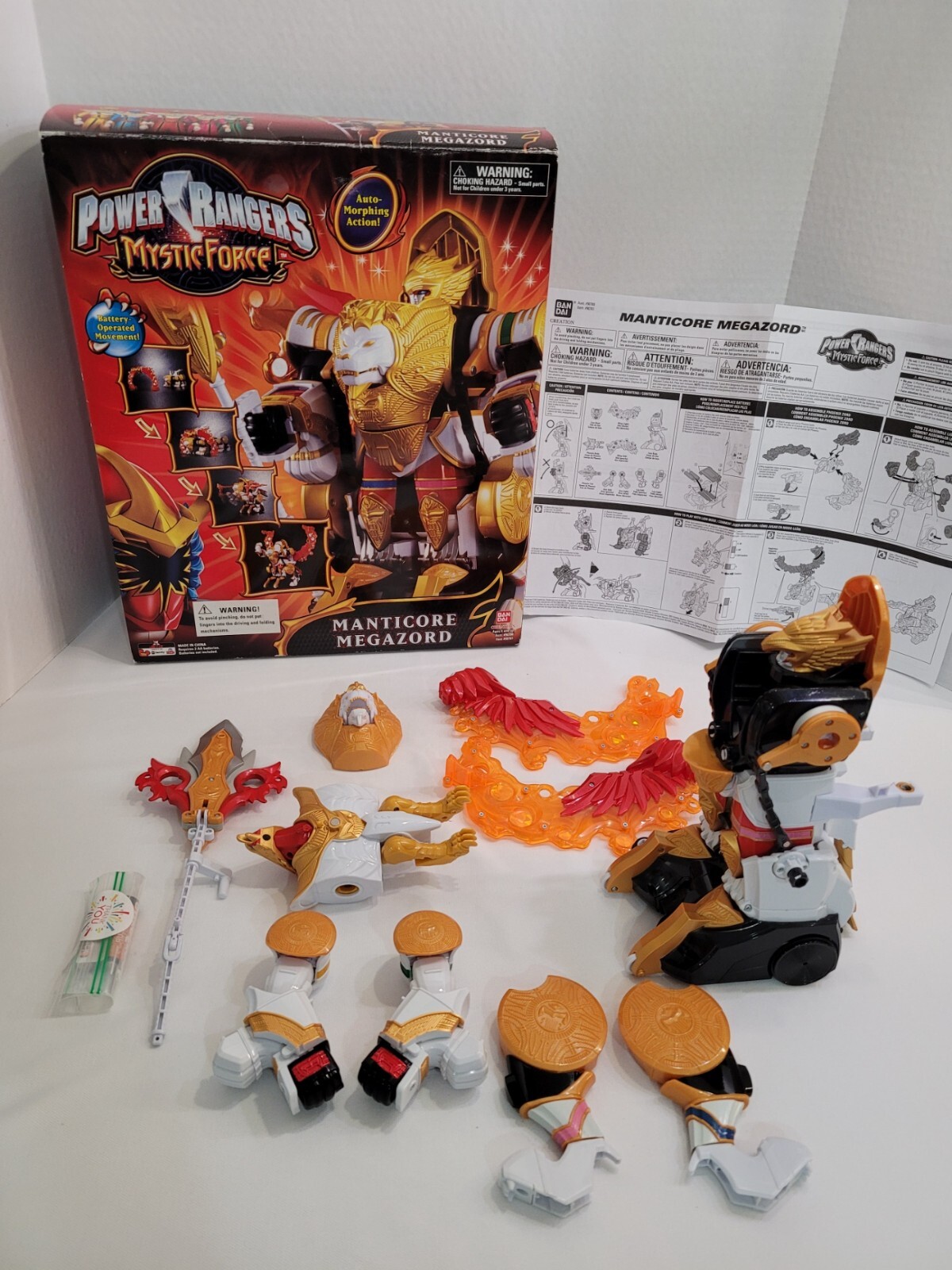 Power Rangers Mystic Force Manticore Megazord , Bandai 2006 | eBay