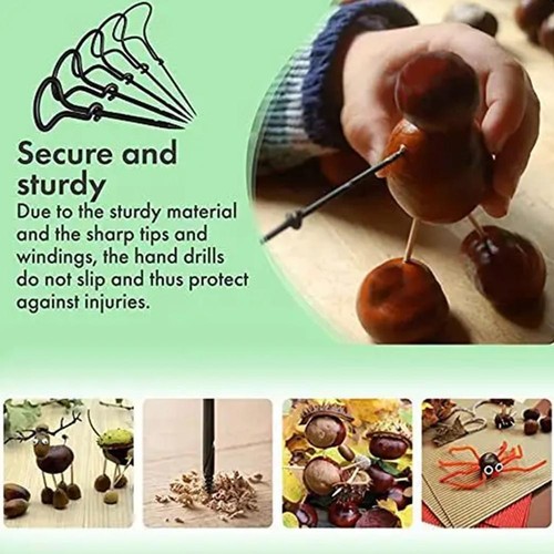 Chestnut Drill Set,DIY Autumn Crafts,Arts and Crafts For Kids N2V5 | eBay