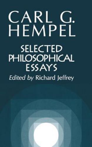 Selected Philosophical Essays by Carl G. Hempel (2000, Hardcover) for ...