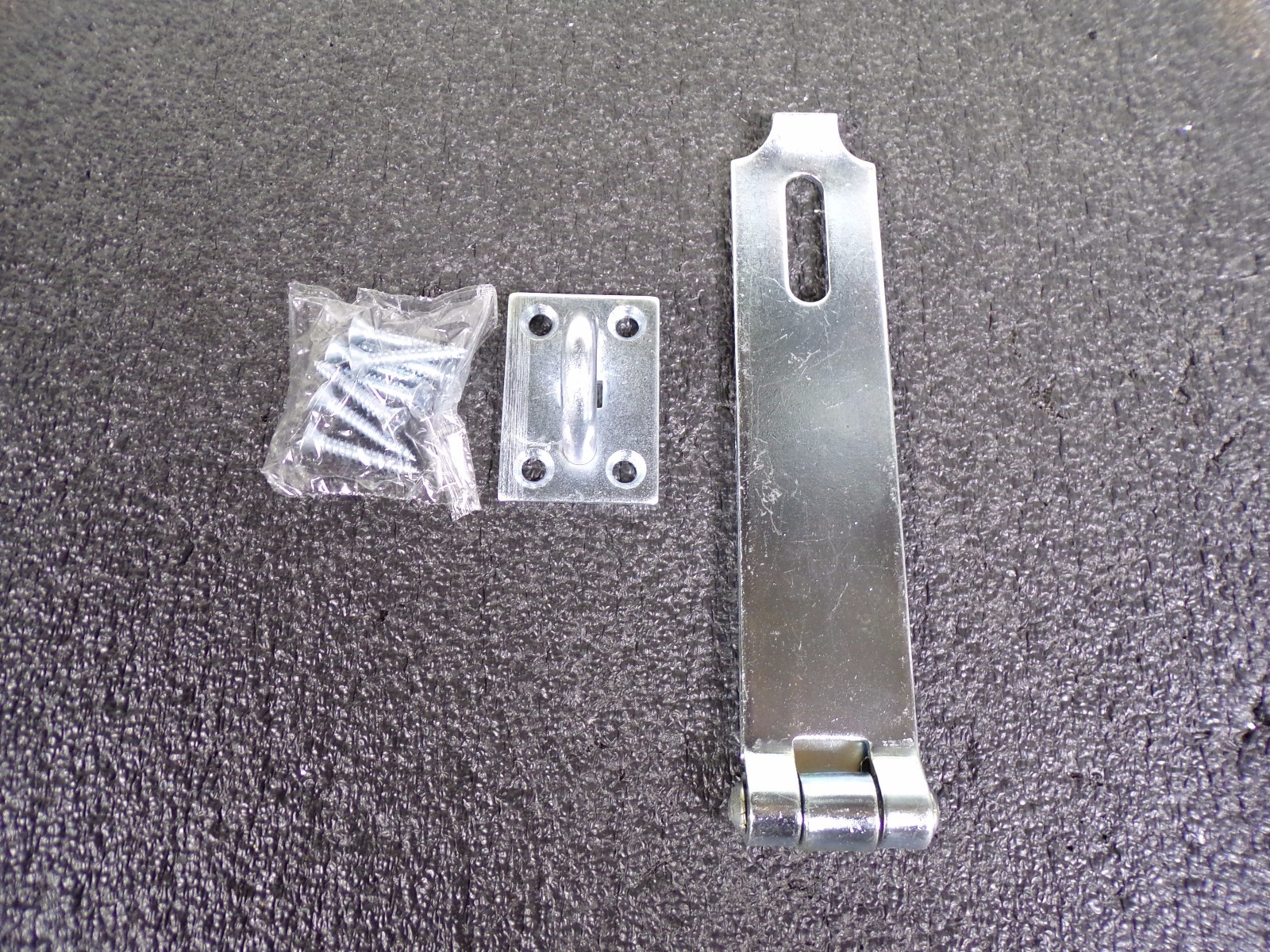 Conventional Rotating Eye Hasp, 1-7/8"H x 1-1/2"W x 7-1/2"L, Zinc ...