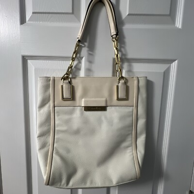 Calvin Klein Tote Bag Womens Valerie Chain Magazine CK Charm Missing ...