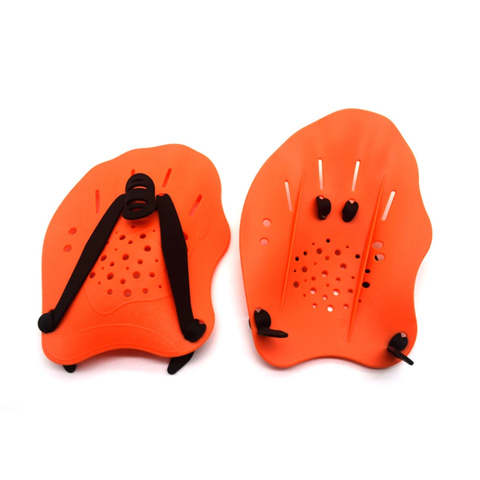 1 Pair Swimming Training Hand Paddles Swimming Paddle Fin Flipper ...