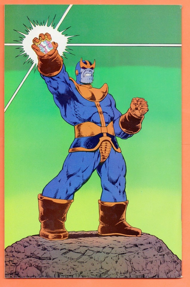 The Life of Captain Marvel #4 1985 Reprints Thanos Iron Man Star-Fox ...