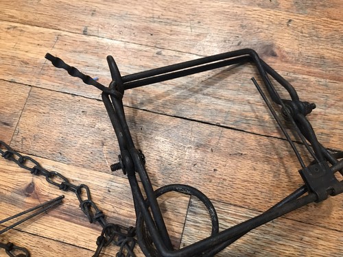 VINTAGE DUKE 110 CONIBEAR TRAP SQUIRREL MUSKRAT MINK TRAPPING OPOSSUM ...