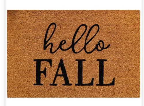 1'3"x2' Rectangle Indoor Outdoor Use DoorMat Hello Fall | eBay