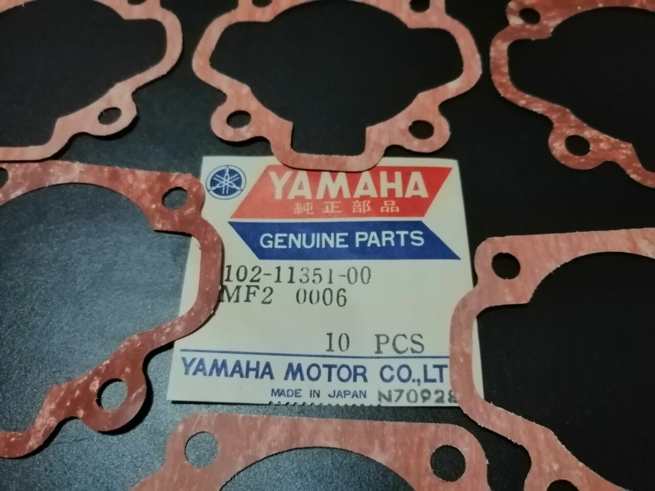 YAMAHA MF2 MJ2 MJ2T CYLINDER BASE GASKET NOS 102-11351-00 Qty10 | eBay