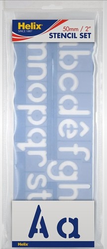 NEW/ Helix Extra Large Stensil Set Letters 2" long | eBay