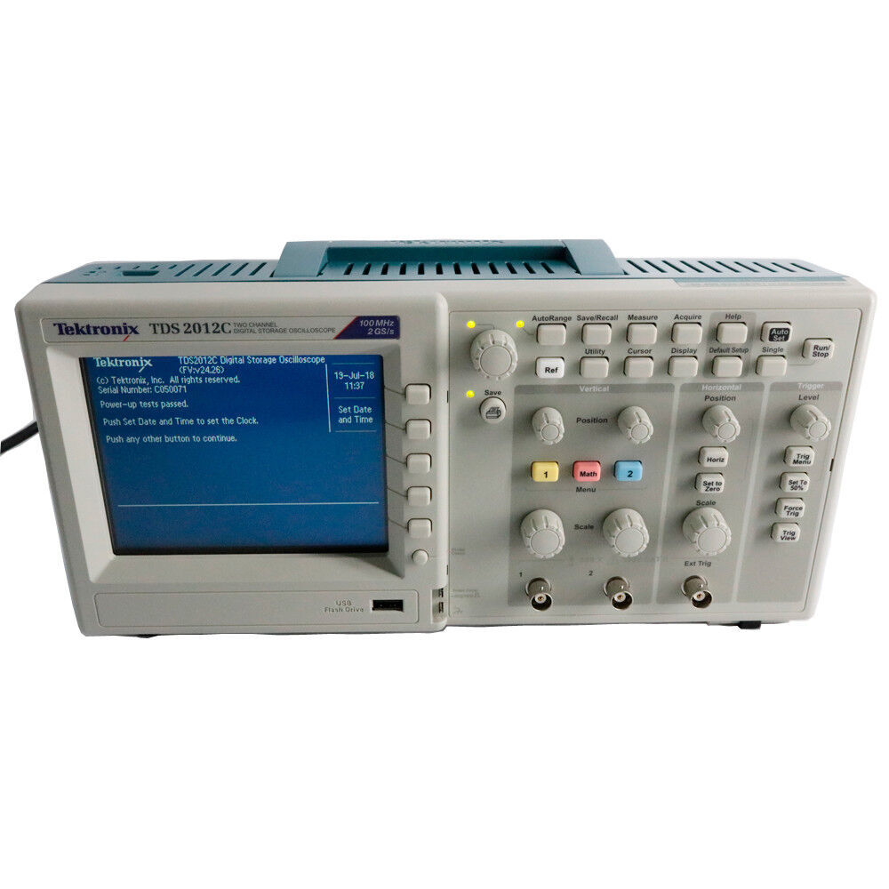 Tektronix TDS2012C 100MHz 2-Channel Digital Storage Oscilloscope for ...
