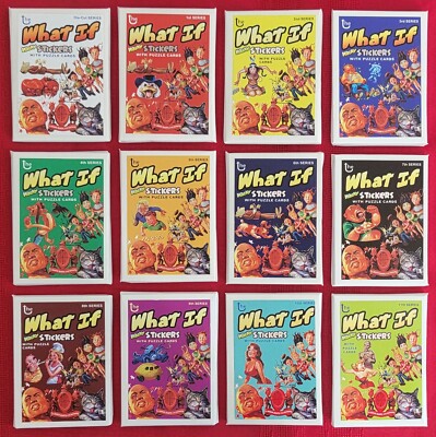 2021 "WHAT IF" WACKY STICKERS COMPLETE SETS DIECUT & SERIES 1 THRU ...