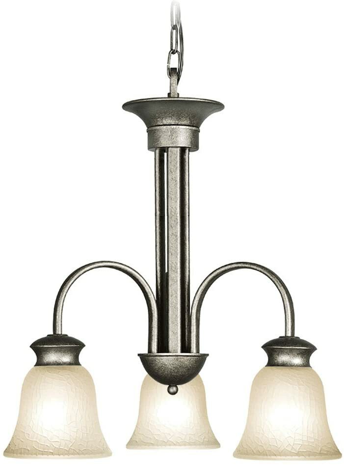 Woodbridge Lighting 12026-GST Dresden 3-Light Chandelier, Greystone | eBay