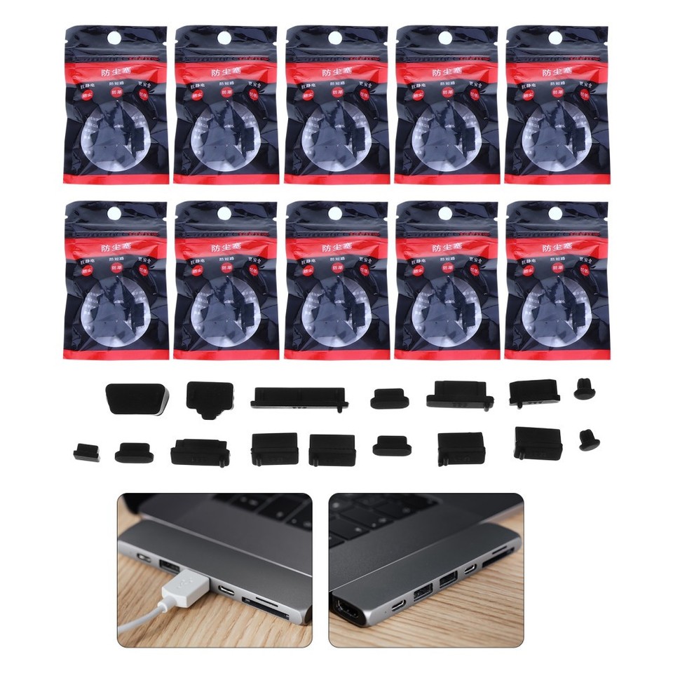 160 Pcs/10 Usb Dust Plug Laptop Plugs for Computer Charging Port | eBay UK