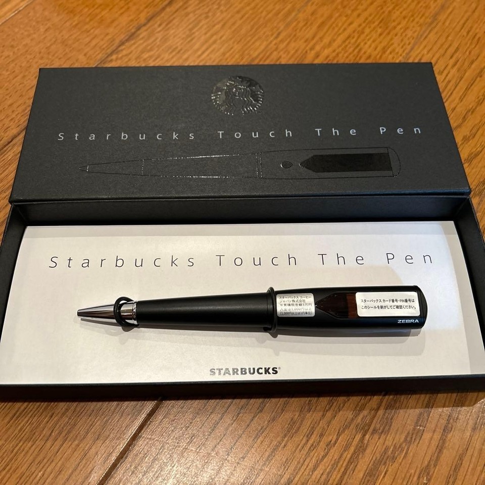 Starbucks Touch The Pen Black Ballpoint Pen Unused in Box 7.9 in | eBay UK