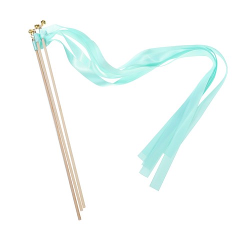 15Pcs Wedding Party Ribbon Streamers Sticks for Party Celebration Cyan ...