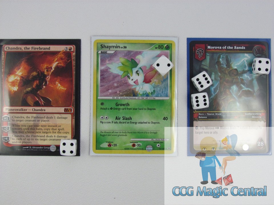 CHESSEX translucent 12mm SET OF 6 D6 BLUE-WHITE DICE MTG WoW WARHAMMER ...