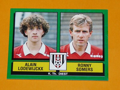 #370 LODEWIJCKX SOMERS K. TH. DIEST PANINI FOOTBALL 89 1988-1989 ...