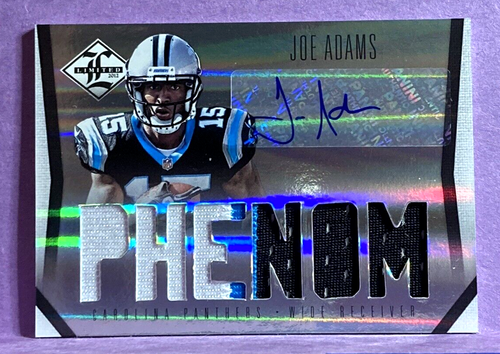 2012 Limited JOE ADAMS Rookie Autograph Patch Prime /299 Card #228 ...