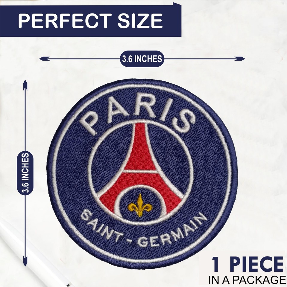 Paris Saint German FC (PSG) Logo Iron On Patch - Sew Patch ...