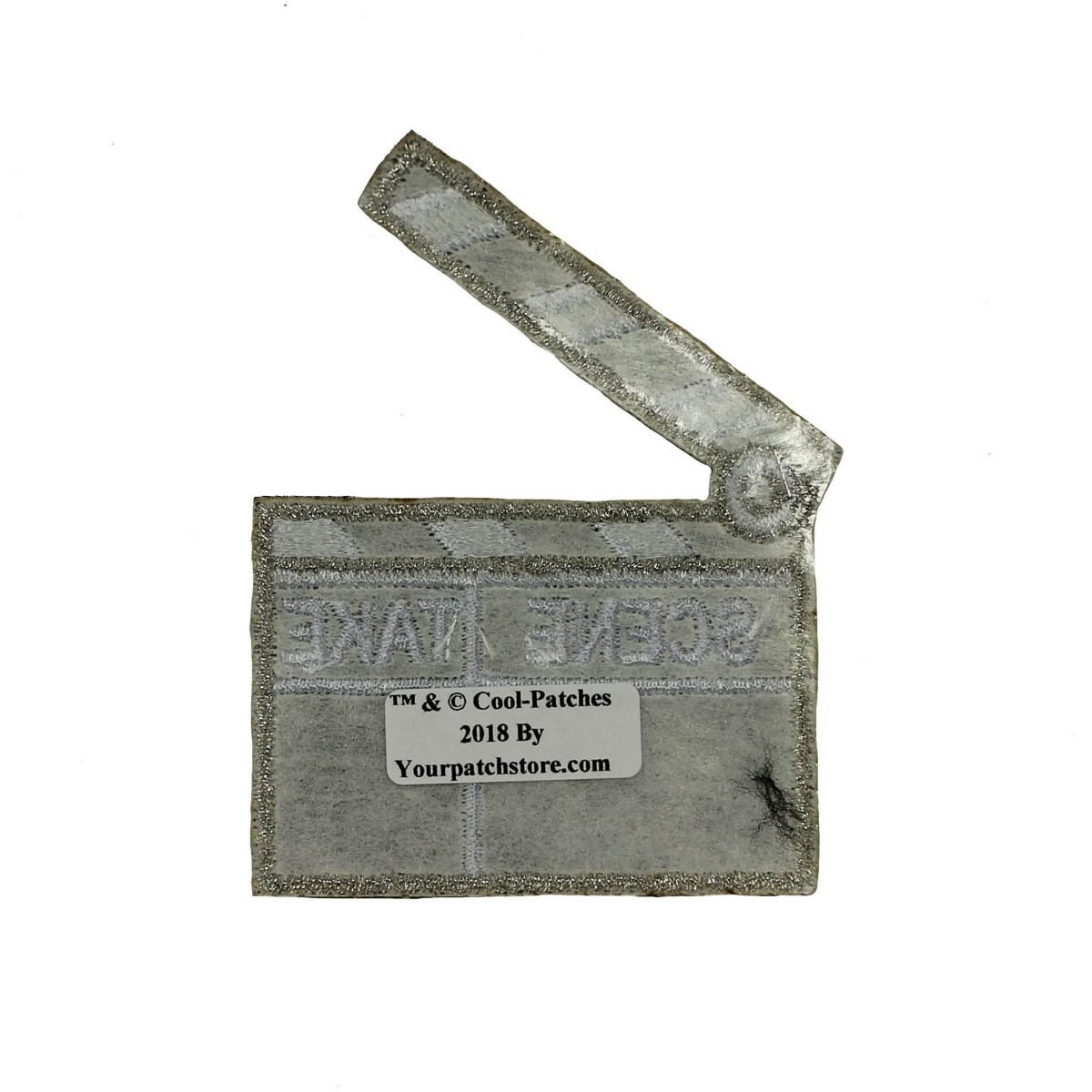 ID 2368E Scene Clapper Board Patch Movie Take Sign Embroidered Iron On ...