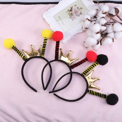 3pcs Adult Kids Bee Ant Fly Ladybug Headband Antenna Ball Hair Band ...
